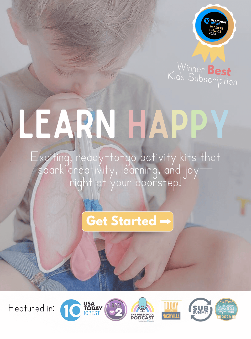 T is for Tot | Educational Learn + Play Kits for Kids 3-6 Years Old